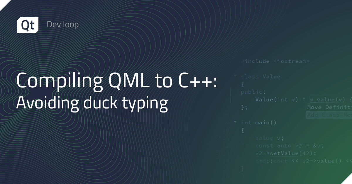 Compiling QML to C++: Avoiding duck typing